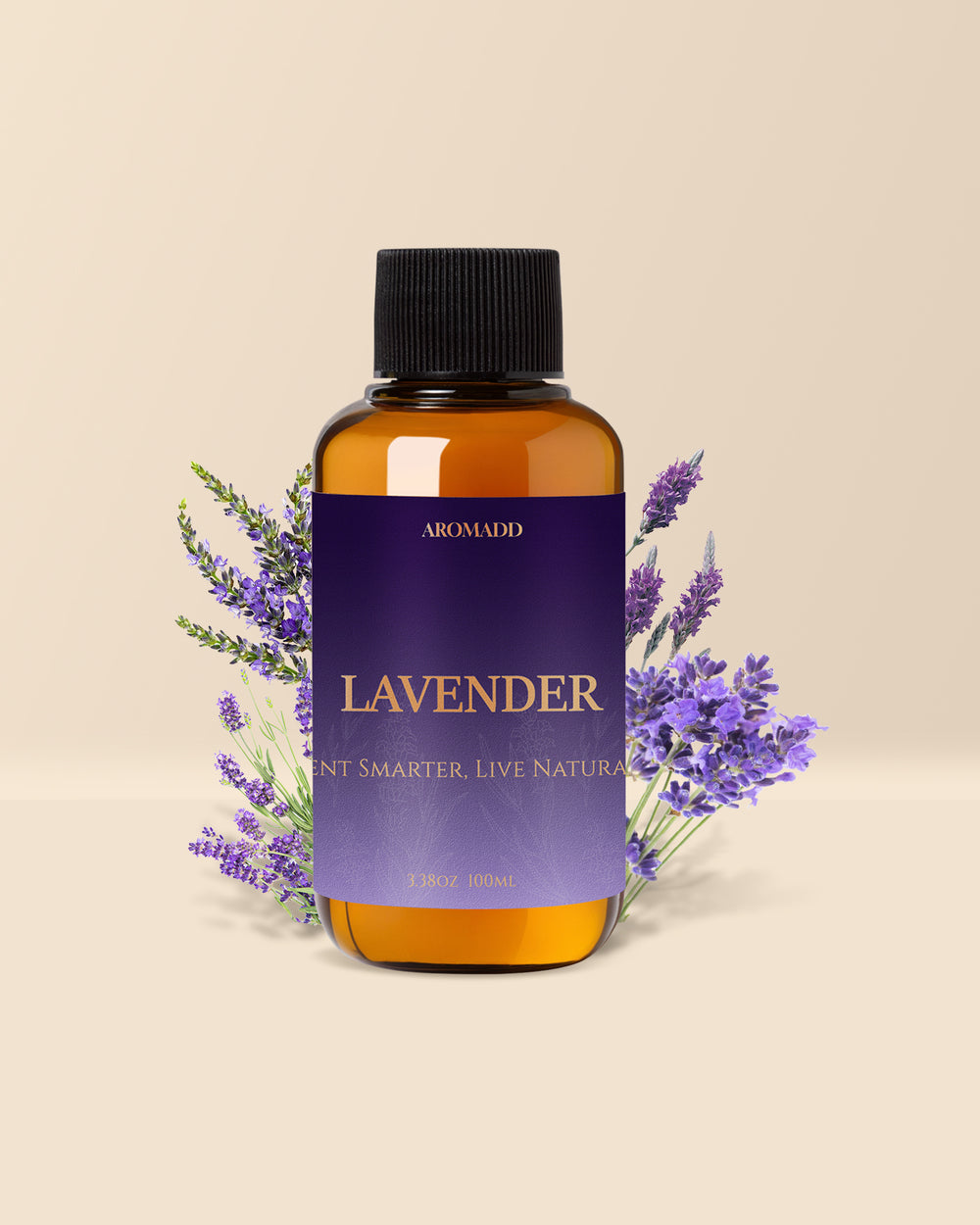 Aromadd Pure Lavender Essential Oil: Single-Note Calming & Sleep Aid