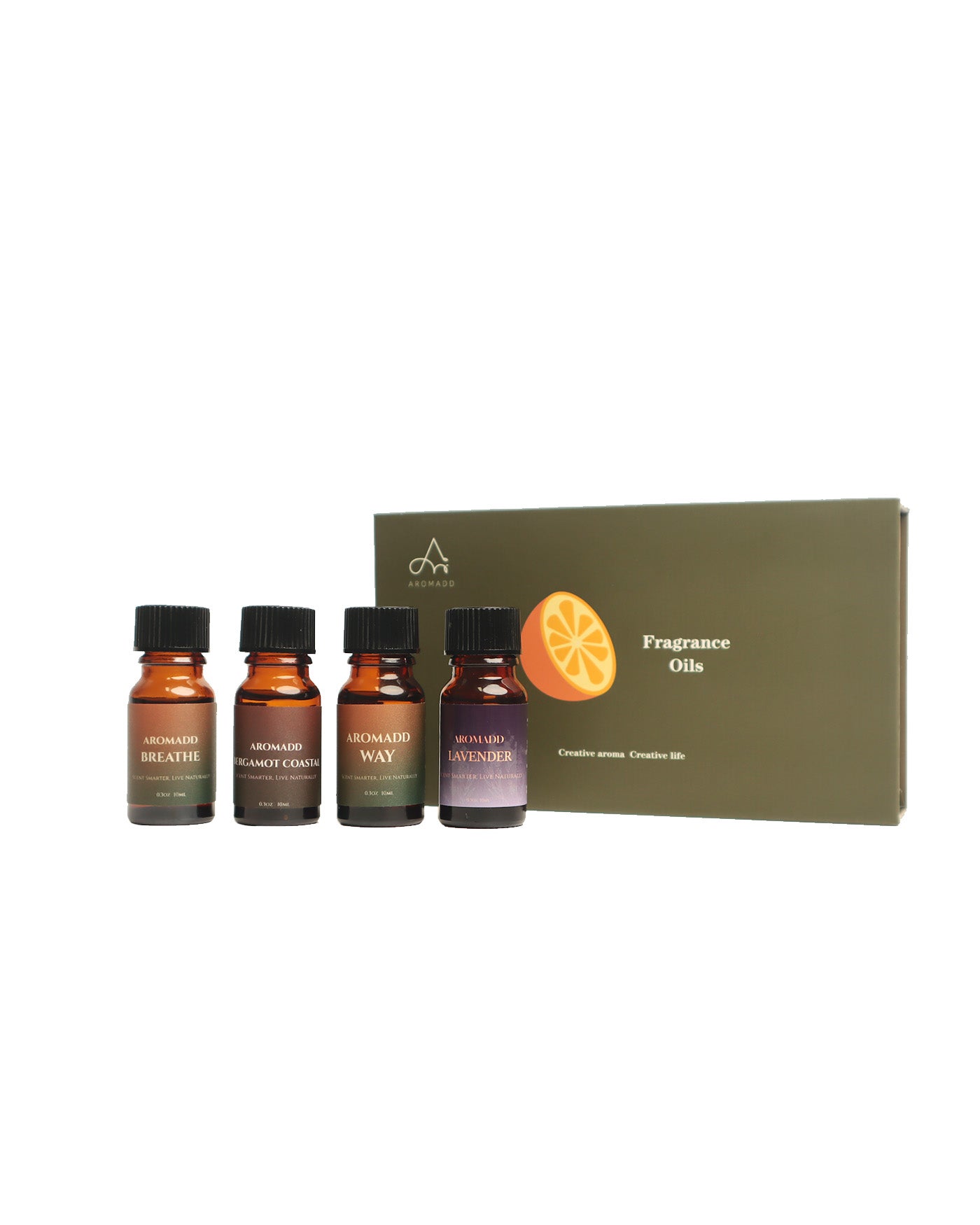 10ml Aromatherapy Scent Sample Set, Herbal Woody Citrus Essential Oil ...